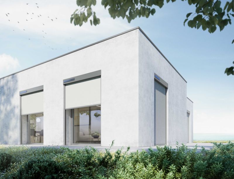 Novità per le tende Click Zip di Gibus: motori a 24 volt e kit fotovoltaico